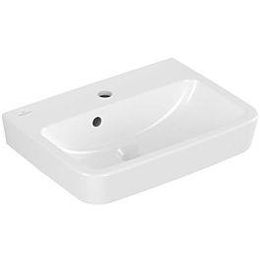 Villeroy & Boch Villeroy und Boch O.novo Handwaschbecken 43445001 50x37cm, eckig, mit Hahnloch, mit Überlauf, weiß
