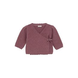 Noppies Strickjacke 'Tega' M&auml;dchen Gr&ouml;&szlig;e 74 pinkmeliert