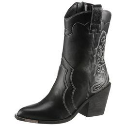 Buffalo Cowboy Boots female Black size 40