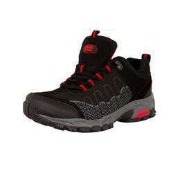 GUGGEN Mountain Sportlicher Schnürschuh Damen Größe 38 rot / schwarz