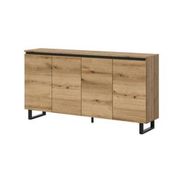 H&ouml;ffner Sideboard Tomasa holzfarben Ma&szlig;e (cm): B: 160 H: 84 &raquo; H&ouml;ffner