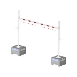 Schake Höhenbegrenzer Mobil, Querrohrlänge 3500 mm, für Vorhangschloss (417_351VBPM)