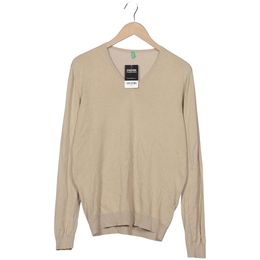 United Colors Of Benetton Pullover Herren Größe L Second Hand beige