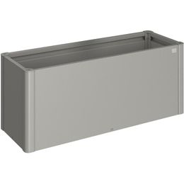 BioHort Hochbeet »BELVEDERE midi 1, 5x0, 5; verschiedene Farben« 152x53x61 cm, extrem langlebig, aus Metall quarzgrau-metallic