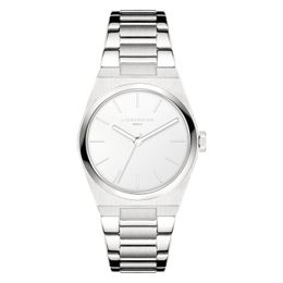 Liebeskind Berlin Quarzuhr &raquo;Minimalist 45 mm&laquo; Armbanduhr, Damenuhr, Edelstahlarmband, analog silberfarben Klassische Armbanduhr