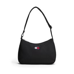 Tommy Jeans Schultertasche »TJW ESS DAILY SHOULDER BAG«, Damen Tragetasche mit logobedrucktem Riemen schwarz