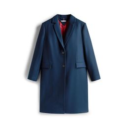 Tommy Hilfiger Curve Langmantel »CRV CLASSIC SB WOOL REG COAT« in großen Größen, mit Wolle und Kaschmiranteil Dark Night Navy 50 50 Klassischer...