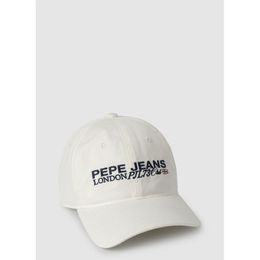 Pepe Jeans Baseball Cap »STEVEN CAP« mit Label-Stickerei ivory white