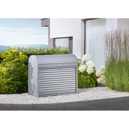 BioHort Gartenbox &raquo;STOREMAX Gr. 120, verschiedene Farben&laquo; 117x73x109 cm, Ideal als M&uuml;lltonnenboxoder Fahrradgarage silber-metallic