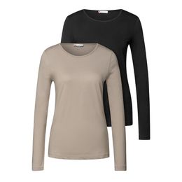 Street One Shirt female Brown, Black size 42