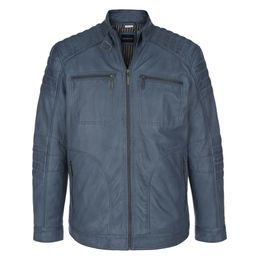 Babista Lederjacke ' Zanzino ' Herren Gr&ouml;&szlig;e XL/XXL blau