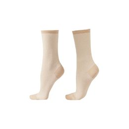 CALZEDONIA Socks female Beige size One Size