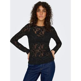 Only Damen Only Langarmshirt &raquo;ONLBLAISE L/S TOP JRS&laquo; schwarz S