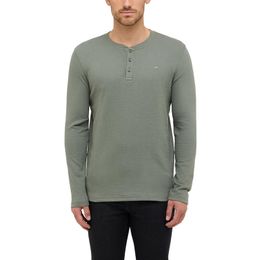 Mustang Langarmshirt »Herren Style Atchison« khaki XXL XXL Lässiger Schnitt