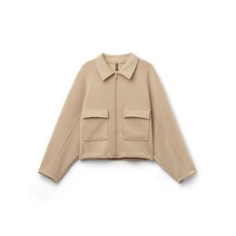 CALZEDONIA Sweatjacke Damen Gr&ouml;&szlig;e S sand