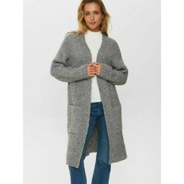 Nümph NÜMPH Cardigan »Long Cardigan – NOOS NUZINDI« Storm Front Melange S S Warme und weiche Strickjacken für gemütliche Tage