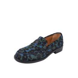 CRICK IT Crickit Slipper 'Patrizia' Damen Gr&ouml;&szlig;e 40 blau / gr&uuml;n / schwarz