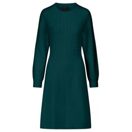 Apart Knitted dress female Green size 42
