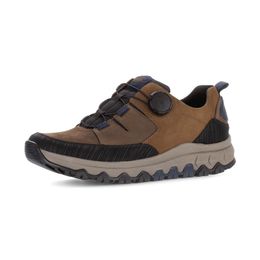 Gabor Rollingsoft Sneaker, Komfortschuh, Halbschuh mit Drehverschluss, in Bequemweite G braun-schwarz 11,5 (46,5) 11,5 (46,5) Modischer Sneaker mit...