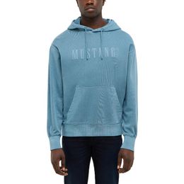 Mustang Sweatshirt »Herren Style Eden« mittelblau S S Lockerer Schnitt