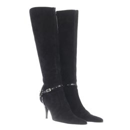 Versace Stiefel Damen Gr&ouml;&szlig;e 37 Second Hand schwarz