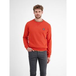 Lerros Sweater, mit Logo-Badge scandinavian red M M Sweatshirt f&uuml;r Herren von Lerros