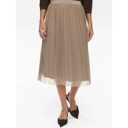 Nümph NÜMPH Midirock »Skirt NUMEA« Taupe Gray 36 36 Feminine Röcke in verschiedenen Längen und Passformen