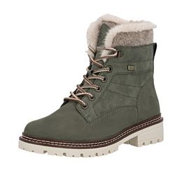 Remonte Winterstiefelette »Elisabeth Hurley-Collection« Schnürboots mit wasserabweisender TEX-Membran und Fiber Grip khaki-beige 42 42...