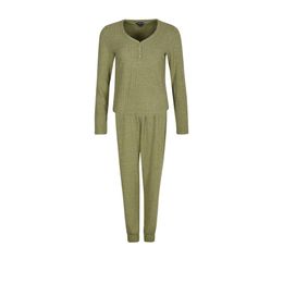 Loungeable Pyjama Damen Gr&ouml;&szlig;e XXL khaki Winterkleid