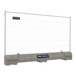 Schake Betonleitschwelle SET Mobilzaun Profi mit Haken und &Ouml;sen (3F1035-SET1P)