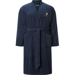 CHARLES COLBY Bademantel Herren Größe XL marine