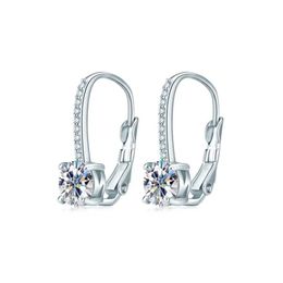 Rougemont Jewellery Earrings 'Luxuri&ouml;se Moissanit Creolen Ohrringe mit Echtheitszertifikat' female Silver size One Size