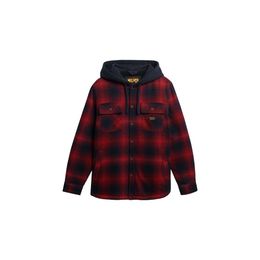 Superdry Jacke Herren Größe XXL navy / rot