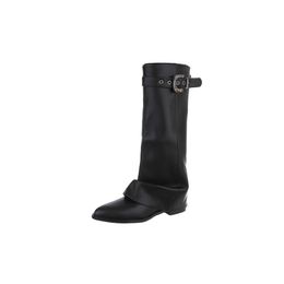 Ital-Design Stiefel Damen Gr&ouml;&szlig;e 37 schwarz Winterschuhe