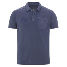 Jan Vanderstorm Poloshirt 'Gunhelm' Herren Gr&ouml;&szlig;e 6XL rauchblau