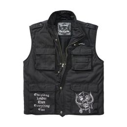 Brandit Vest 'Mot&ouml;rhead Ranger' male Black size 4XL