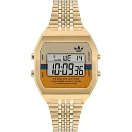 adidas originals Digitaluhr Herren Größe One Size braun / gold / orange