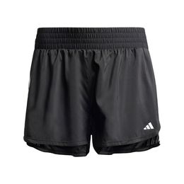 adidas Performance Sportshorts 'Pacer' Damen Größe XL schwarz / weiß