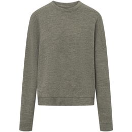 STAPF Rundhals-Pullover Nelli Schilf (Gr&ouml;&szlig;e: M/L)