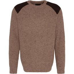 Barbour Rundhals-Pullover Raisthorpe Stone (Gr&ouml;&szlig;e: M)