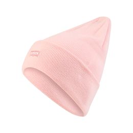 Strickmütze LEVI'S KIDS, Jungen, Gr. - (110/164), crystal rose, Strick, Kunstfaser, Mützen, mit Umschlag