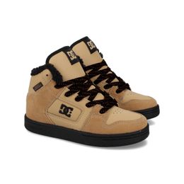 DC Shoes Kinder Sneaker "Manteca 4 Hi Wr", Gr. 1,5tan, schwarz, 51.1% Leder, 48.9% Synthetikmaterial, Schuhe