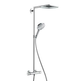 Hansgrohe Raindance Select S Aufputz-Duschsystem mit Thermostat, 27114000,
