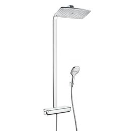 Hansgrohe Raindance Select E Aufputz-Duschsystem mit Thermostat, 27112000,