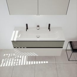 Burgbad Fiumo 2.0 Schrank mit Doppelwaschtisch, 2 Auszüge, SHHD122F6923FOT62C0001G0200,