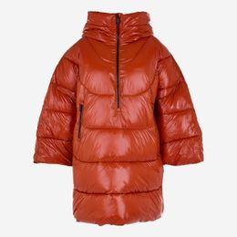 Save the Duck Orangefarbene Pufferjacke
