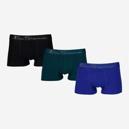 Ben Sherman 3er-Pack mehrfarbige Boxershorts mit Logo