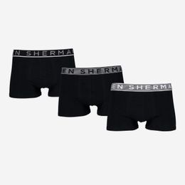 Ben Sherman 3er-Pack mehrfarbige Boxershorts mit Logo