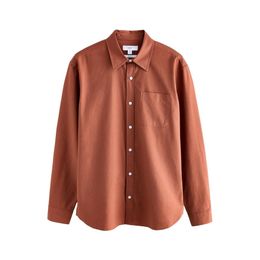 next Button Up Shirt male Brown size 3XL