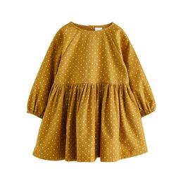 next Kleid Mädchen Größe 86 senf / weiß